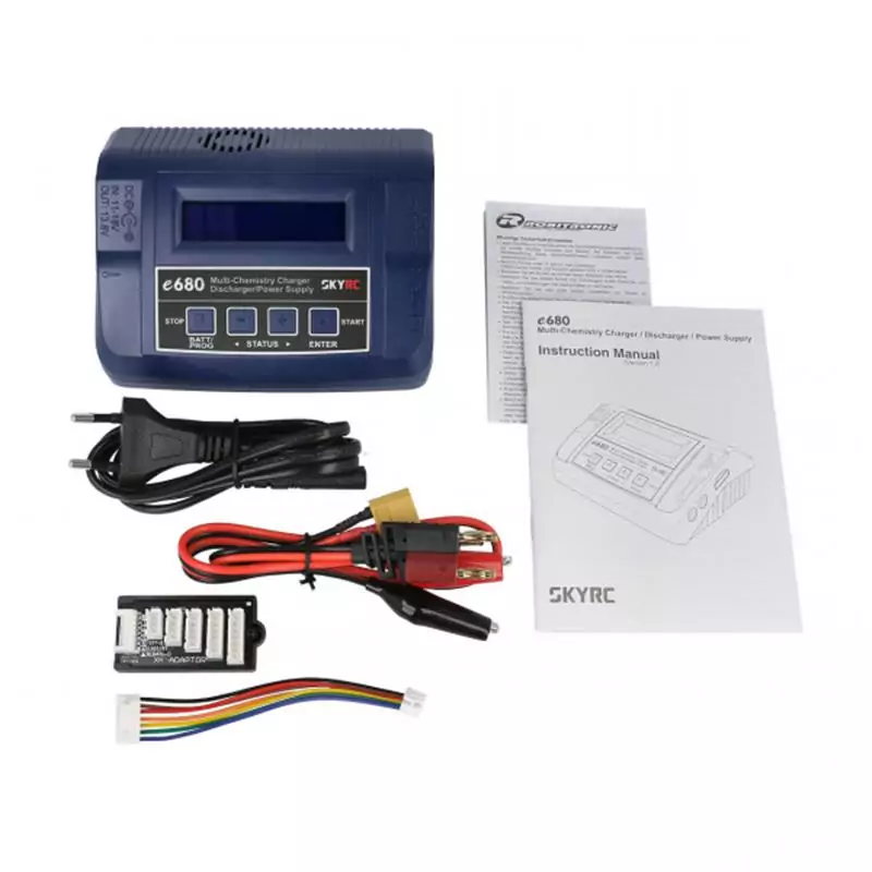 Cargador SkyRC e680 AC/DC LiPo 1-6s 10A 80W